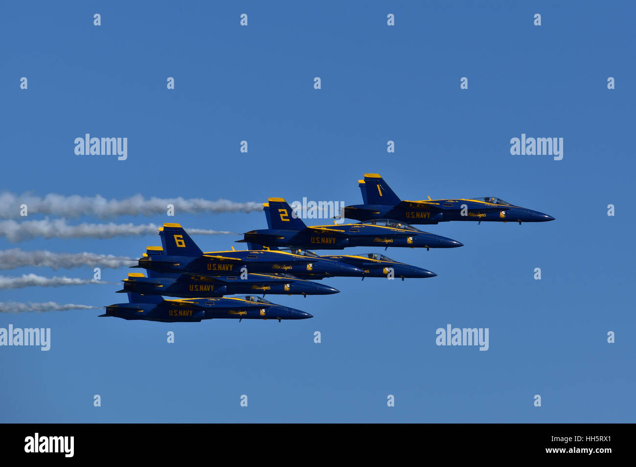 Blue Angels in Formation Stock Photo - Alamy