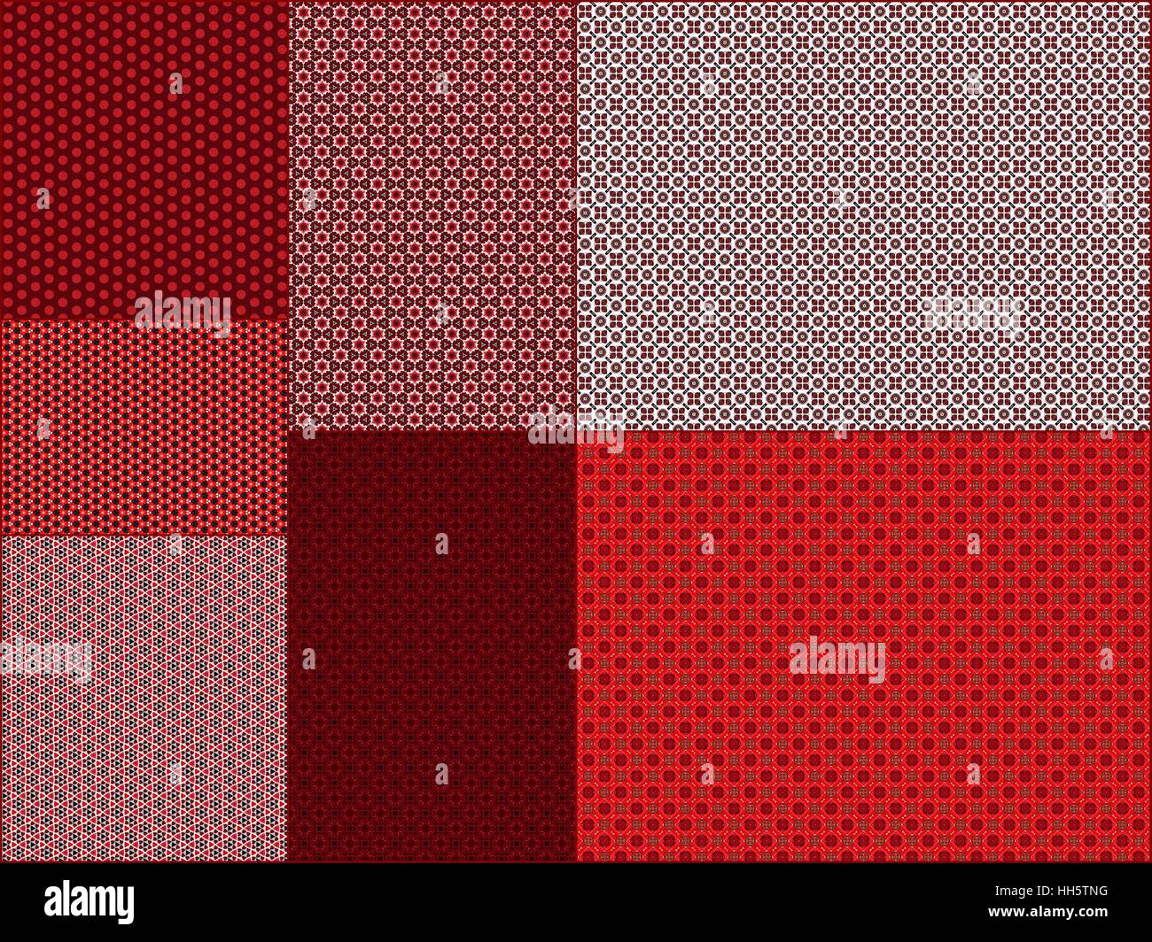 Red wallpaper border hi-res stock photography and images - Alamy