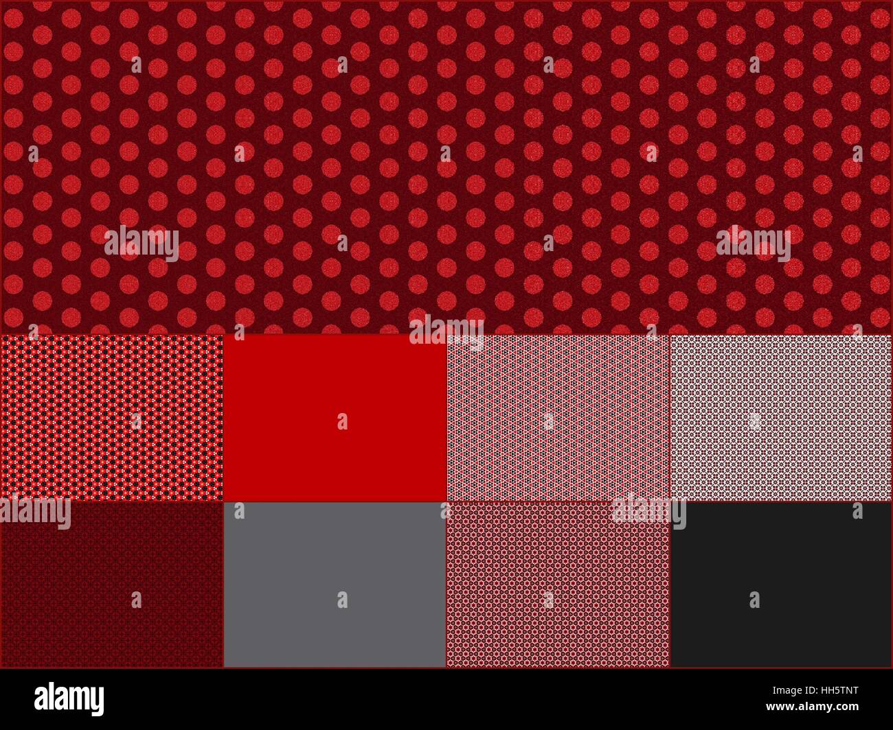 Wallpaper pattern red collage Stock Photo - Alamy