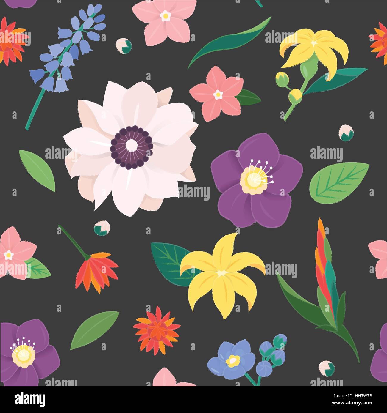 Flower Blossom Vintage Ornate Collection Stock Vector Image & Art - Alamy