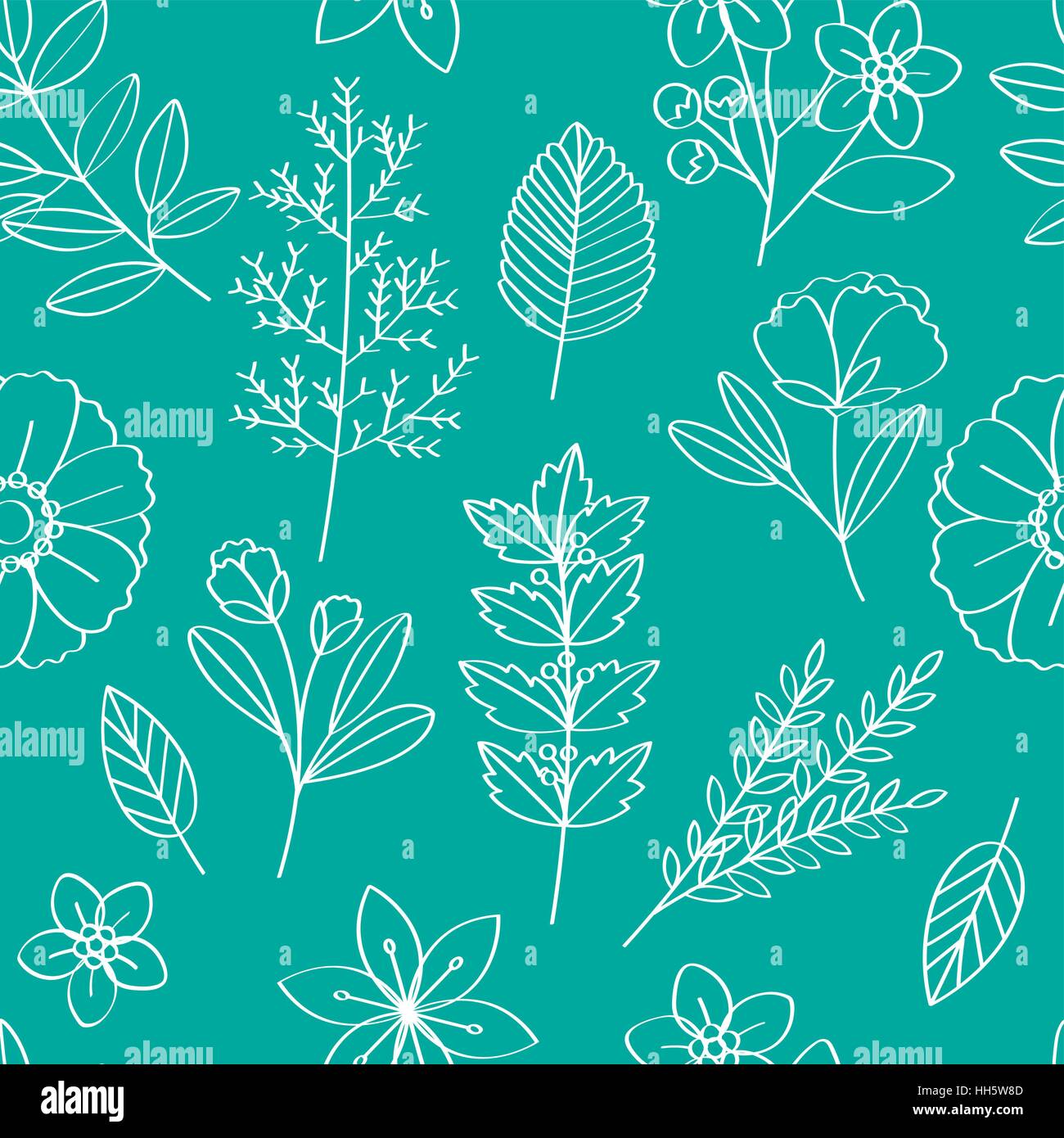 Floral Vector Pattern Design Illustration Stock Vector Image & Art - Alamy