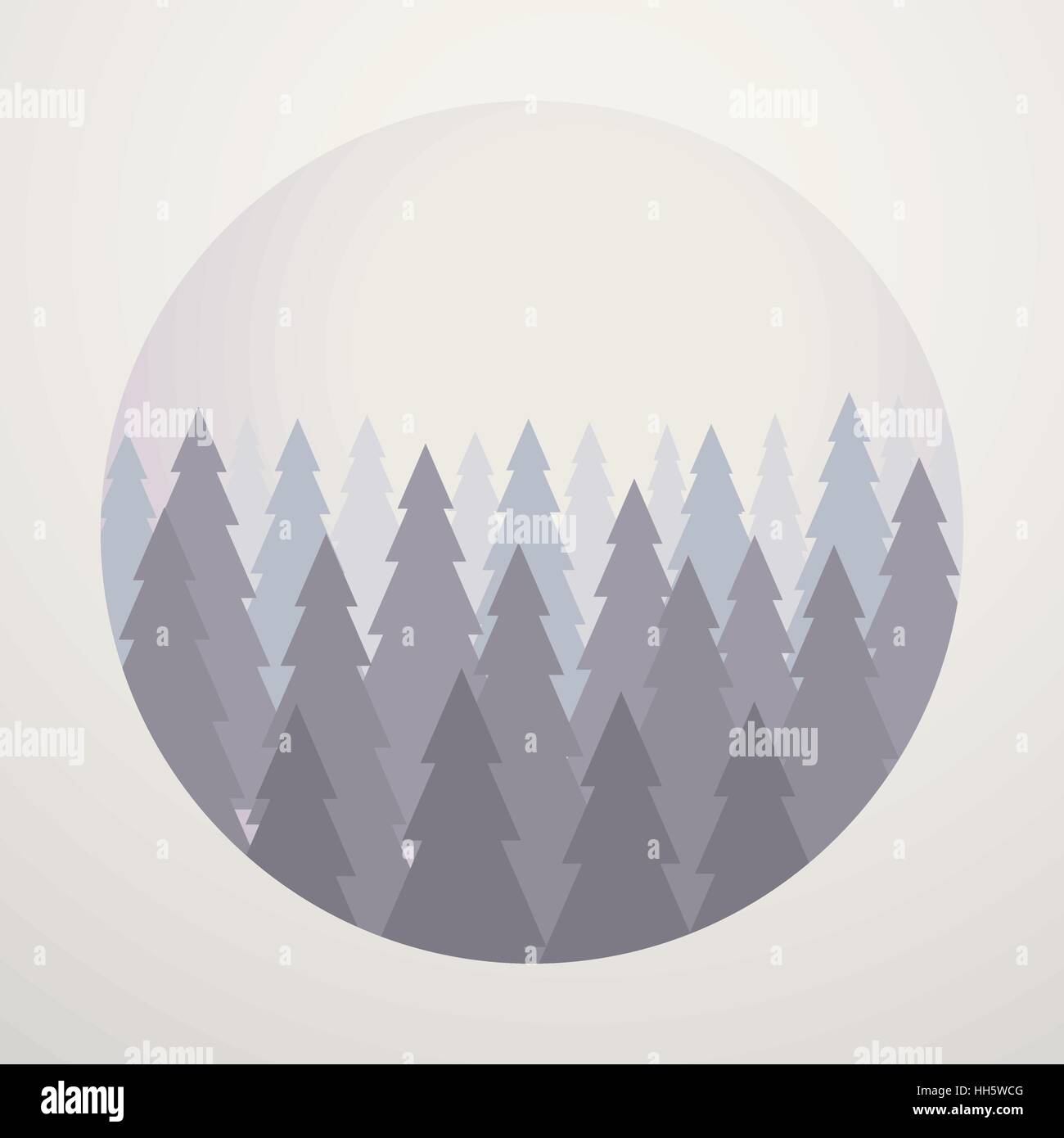 Icon pine trees Stock Vector Images - Alamy