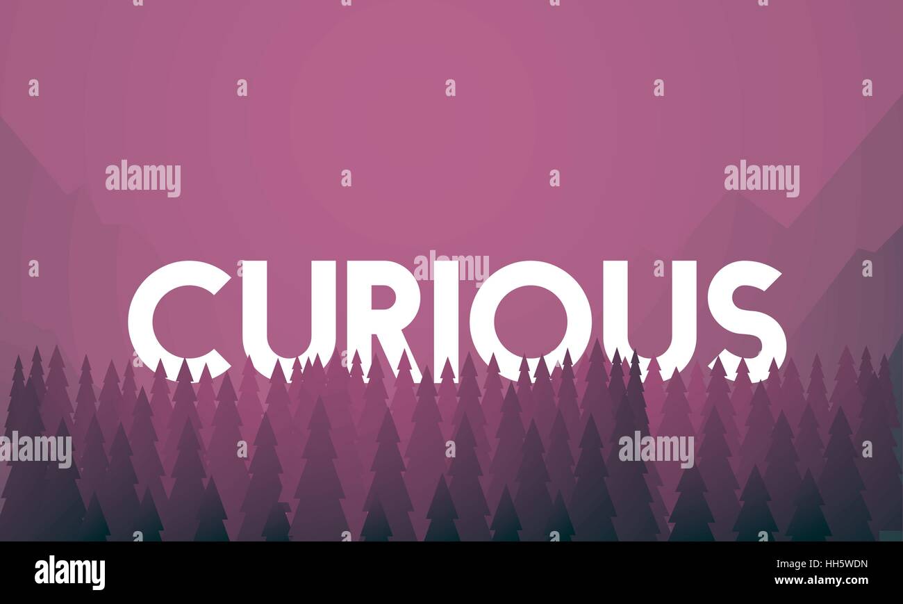 Word Illustration Vector Graphic Landscape Stock Vector Image & Art - Alamy