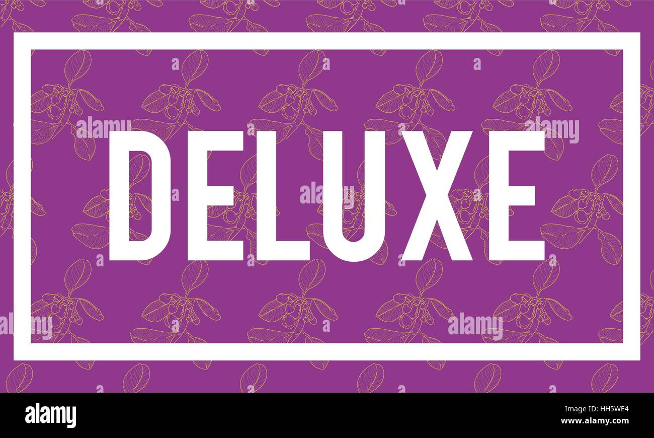 Vector Word Illustration Floral Pattern Background Stock Vector Image ...
