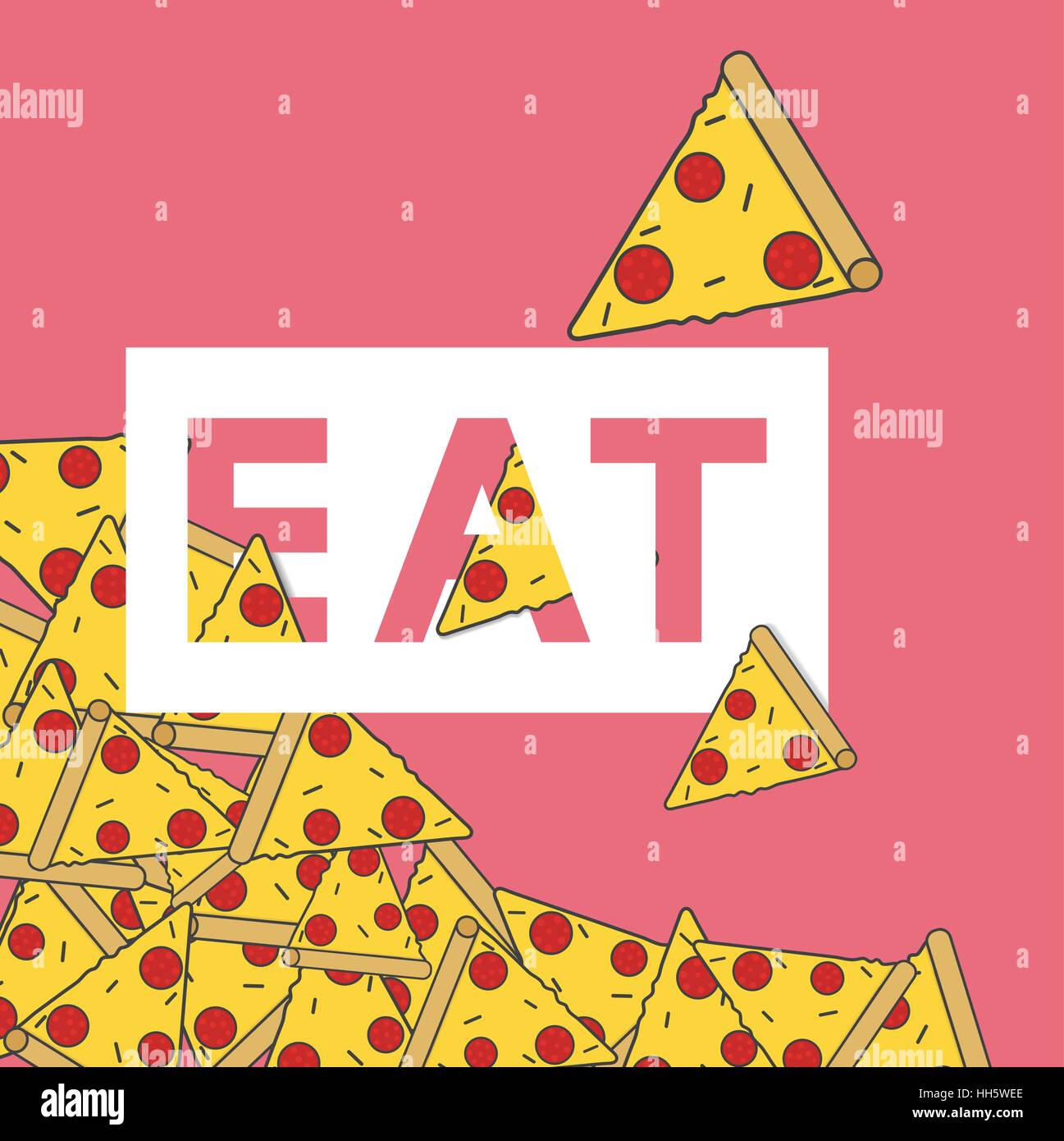 Concept food design tasty Stock Vector Images - Alamy