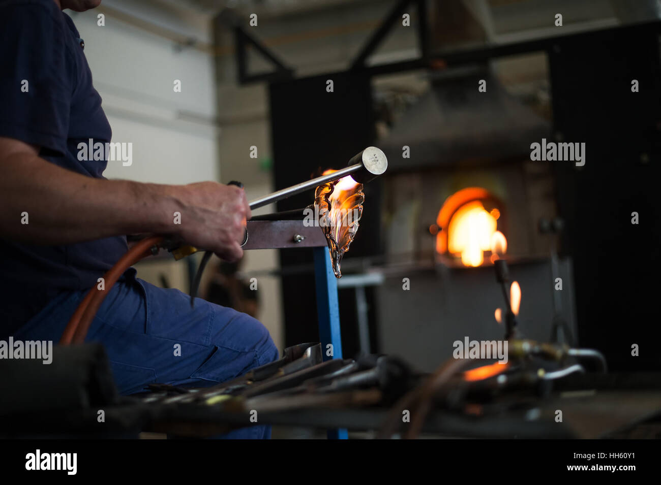 Glassblower Artist High Resolution Stock Photography and Images - Alamy