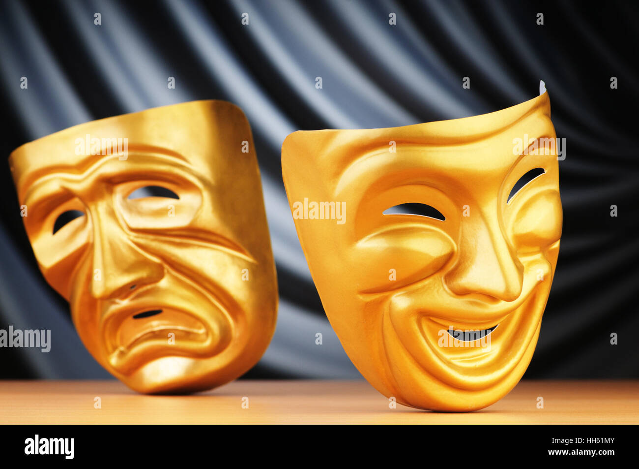 Masks with the theatre concept Stock Photo - Alamy