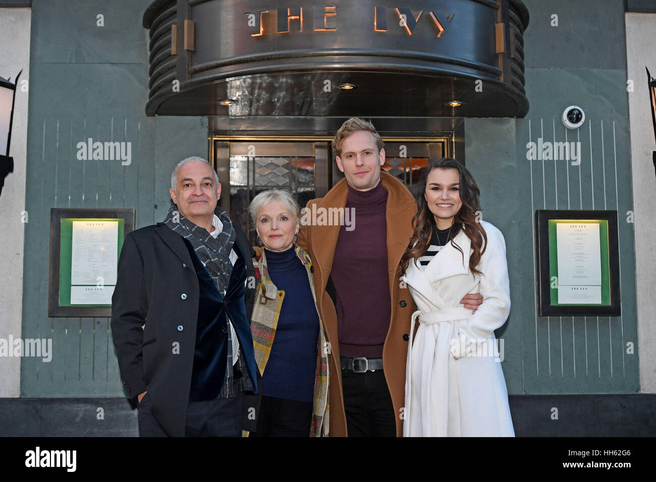 (left to right) Director of The Ivy, Fernando Peire is joined by ...