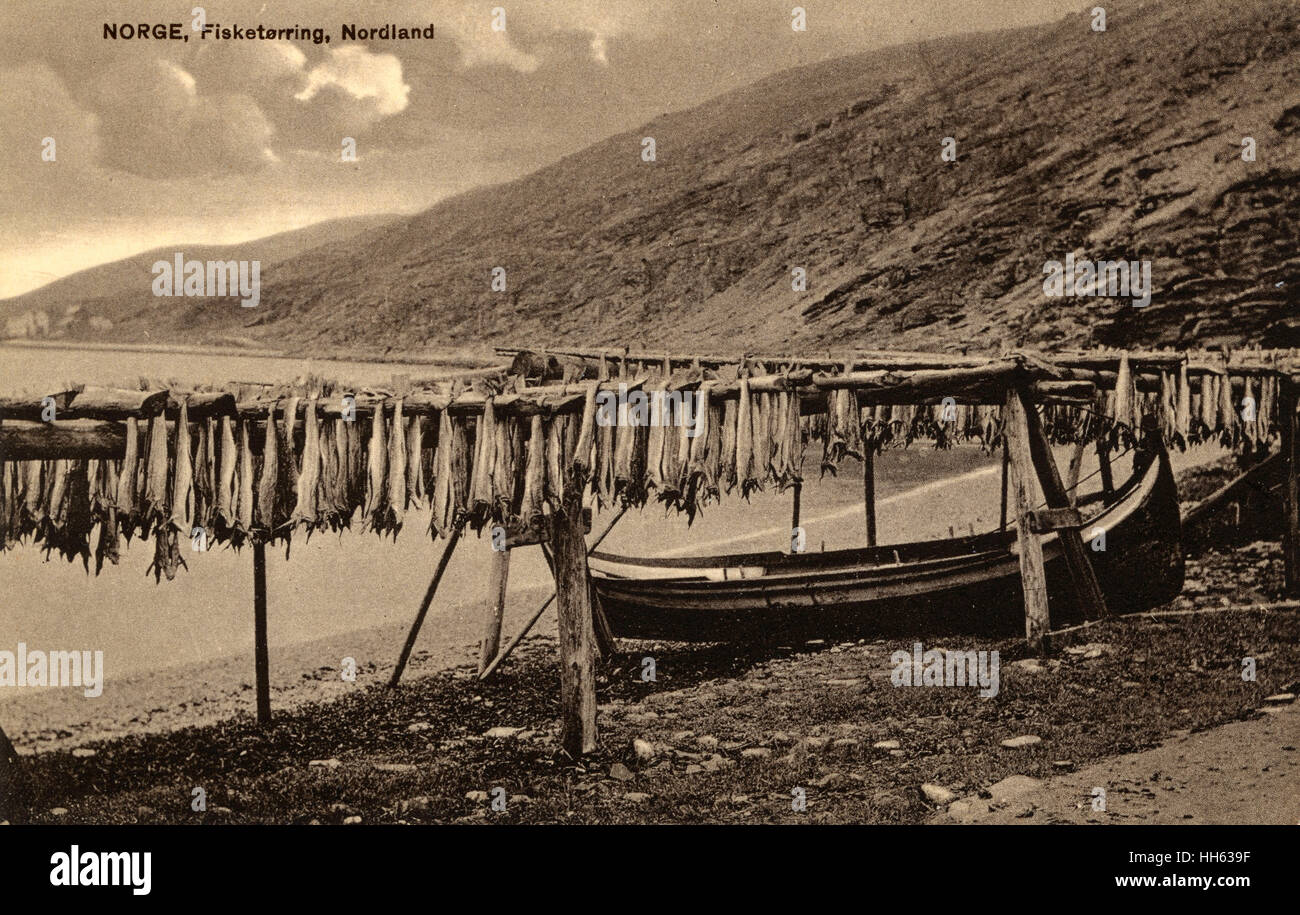 Fish drying on frame hi-res stock photography and images - Alamy
