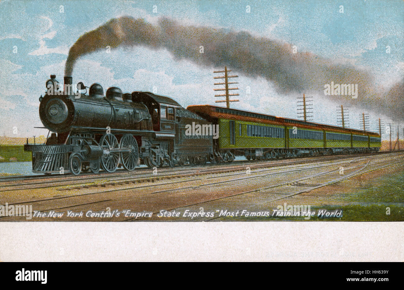 USA - The New York Central's "Empire State Express Stock Photo - Alamy