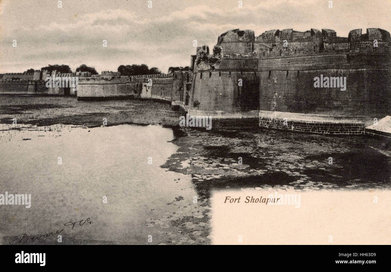 Fort solapur hi-res stock photography and images - Alamy