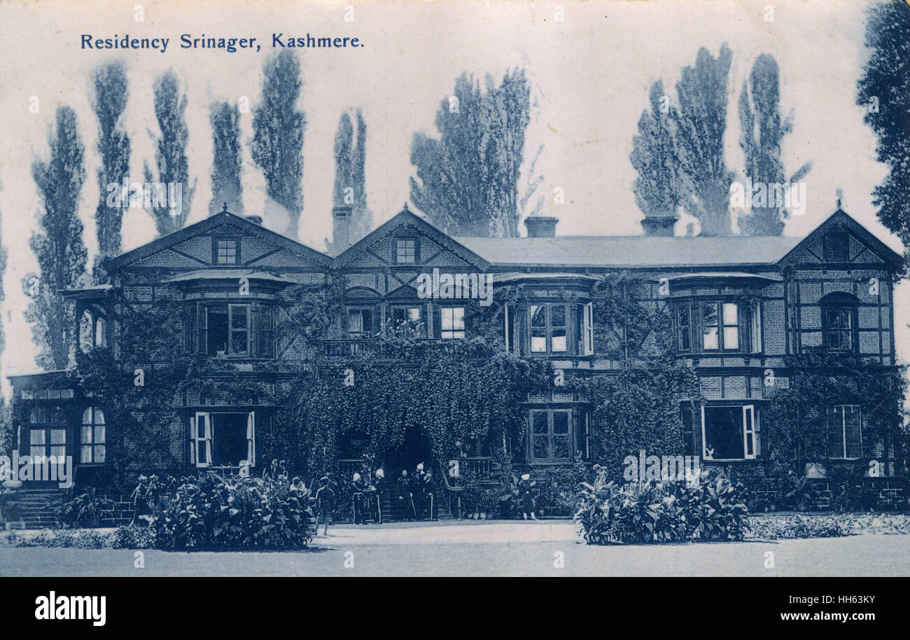 British Residency, Srinagar, Kashmir, India Stock Photo - Alamy