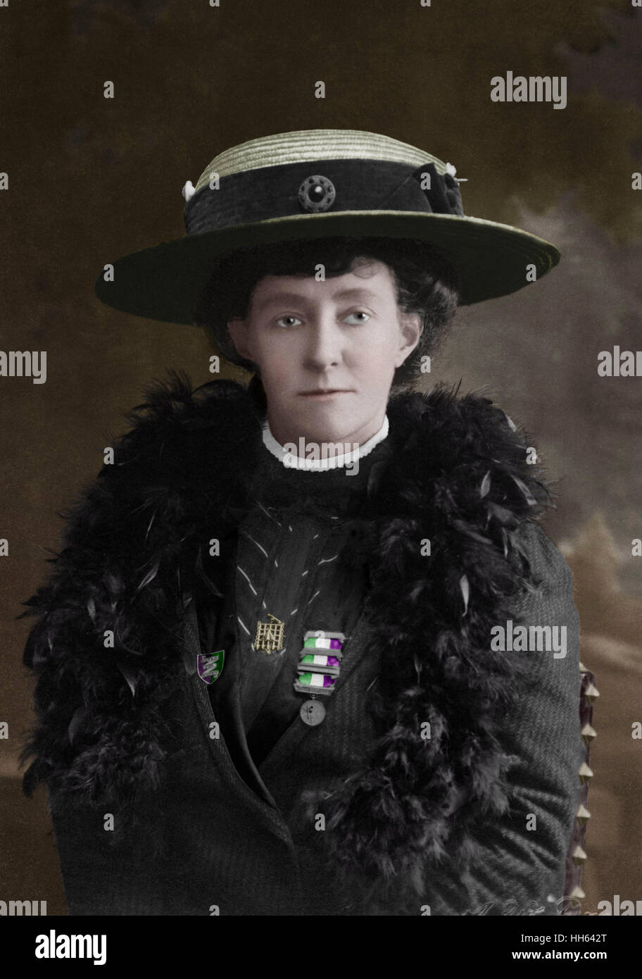 Emily Wilding Davison (1872-1913). Died after throwing herself in front ...