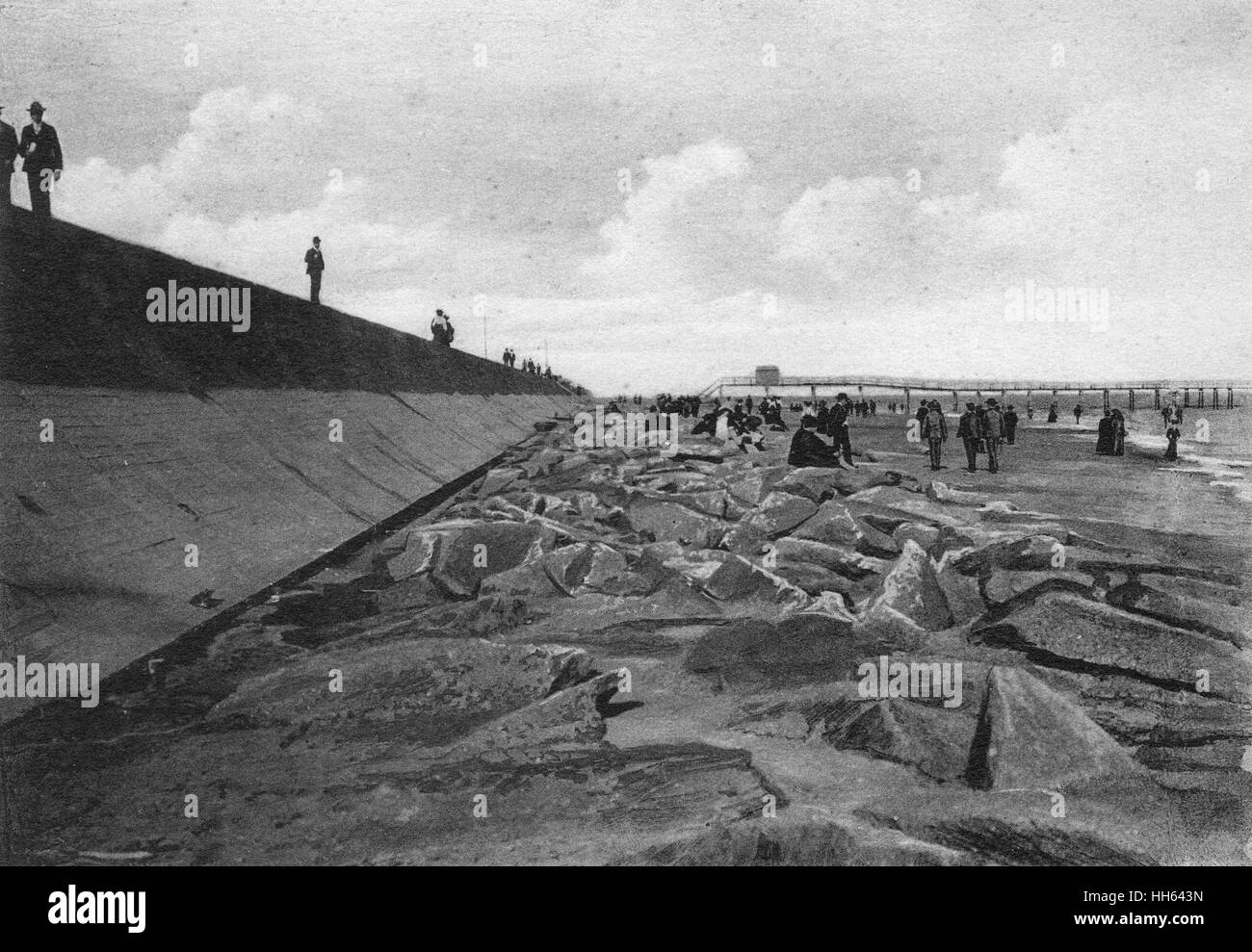Galveston beach wall hi-res stock photography and images - Alamy
