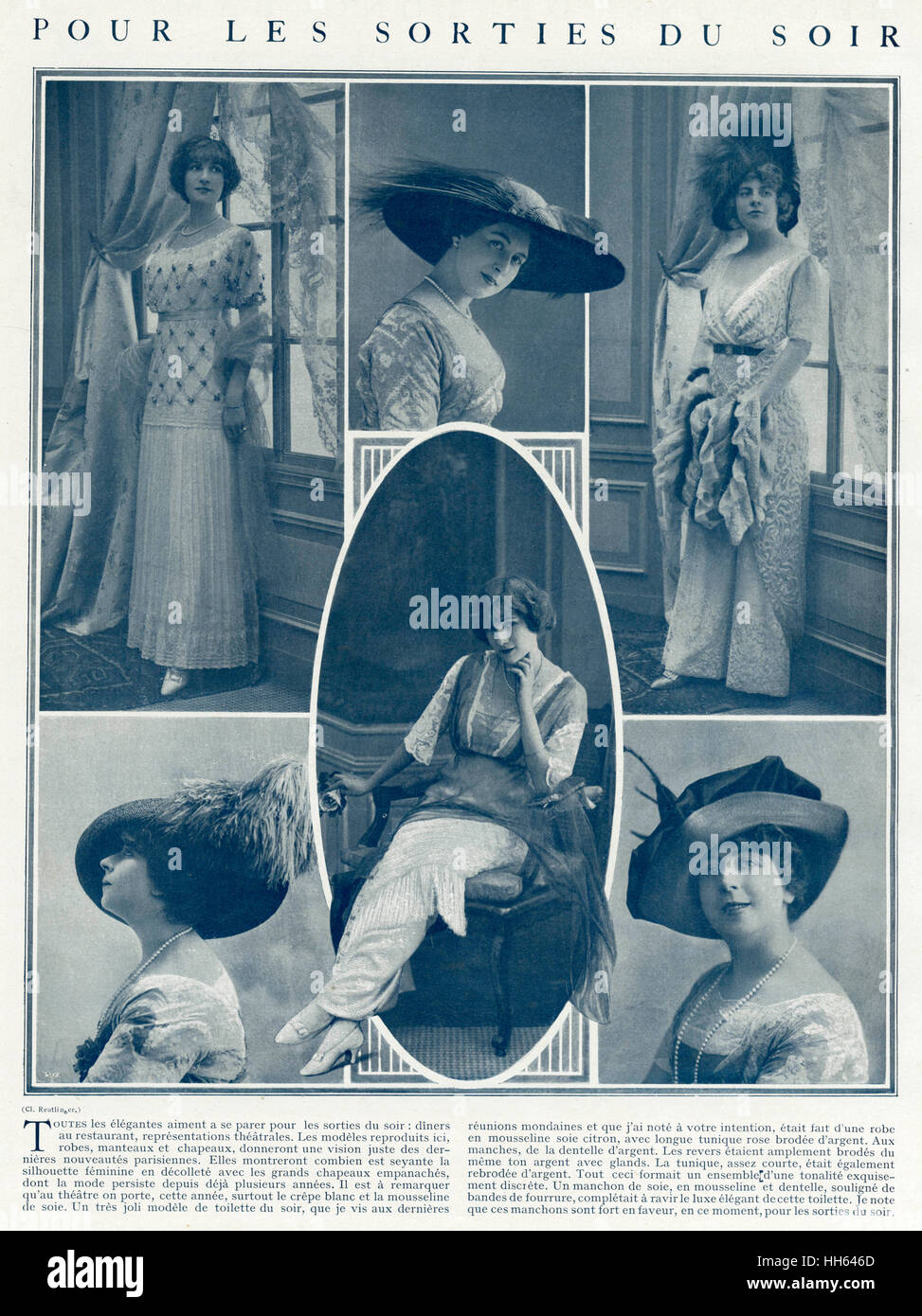 For evening outings 1912 Stock Photo - Alamy