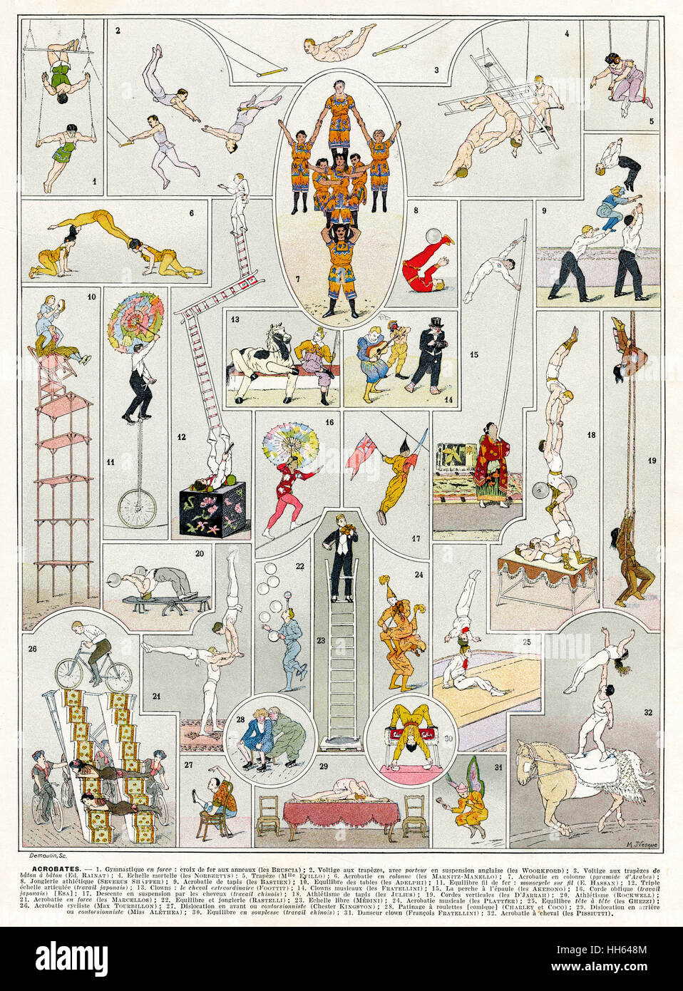 Acrobates - acrobats Stock Photo - Alamy