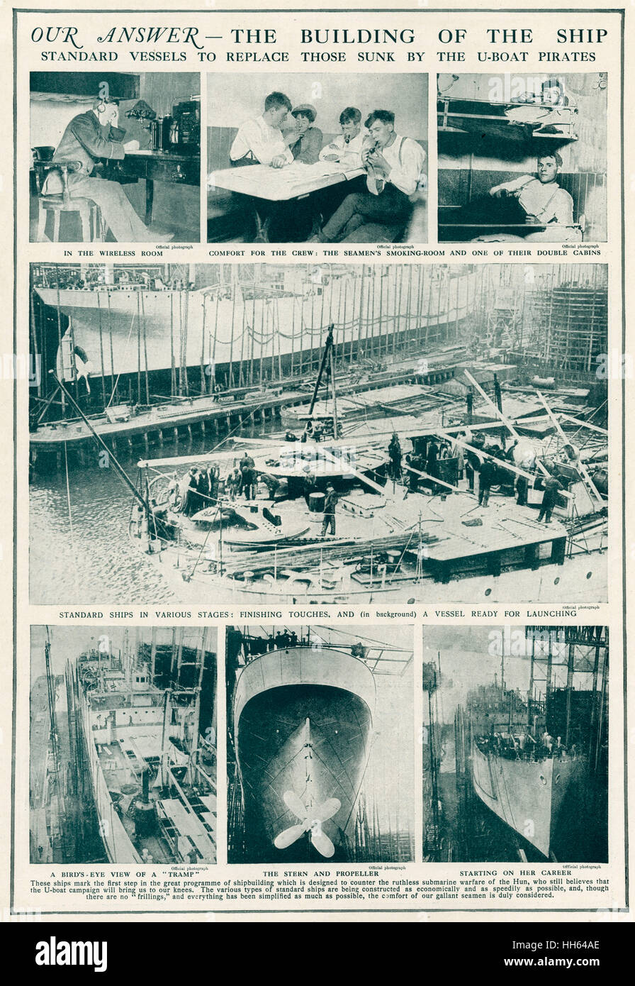 Submarine warfare ww1 first world war hi-res stock photography and ...