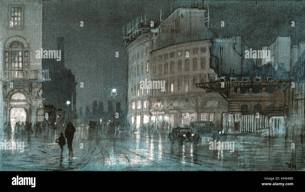 1920s london street night hi-res stock photography and images - Alamy
