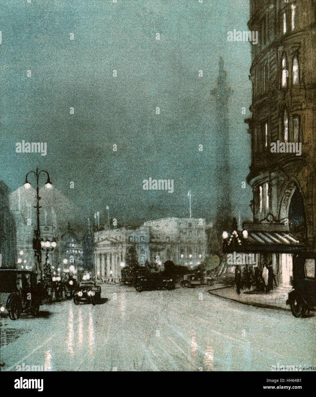 1920s london street night hi-res stock photography and images - Alamy
