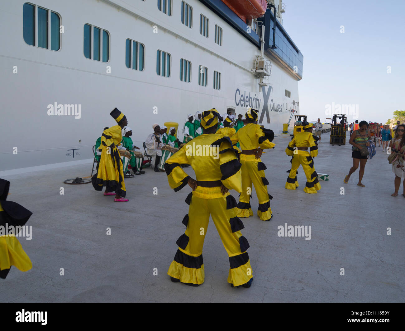 Native dancers Labadie Haiti Stock Photo - Alamy