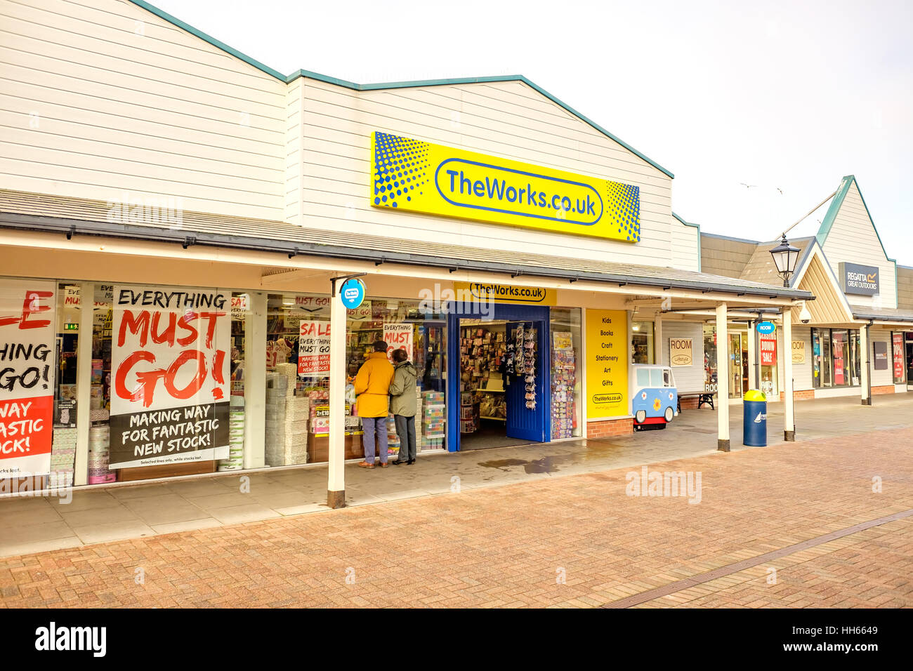 The Works Shop front Stock Photo - Alamy