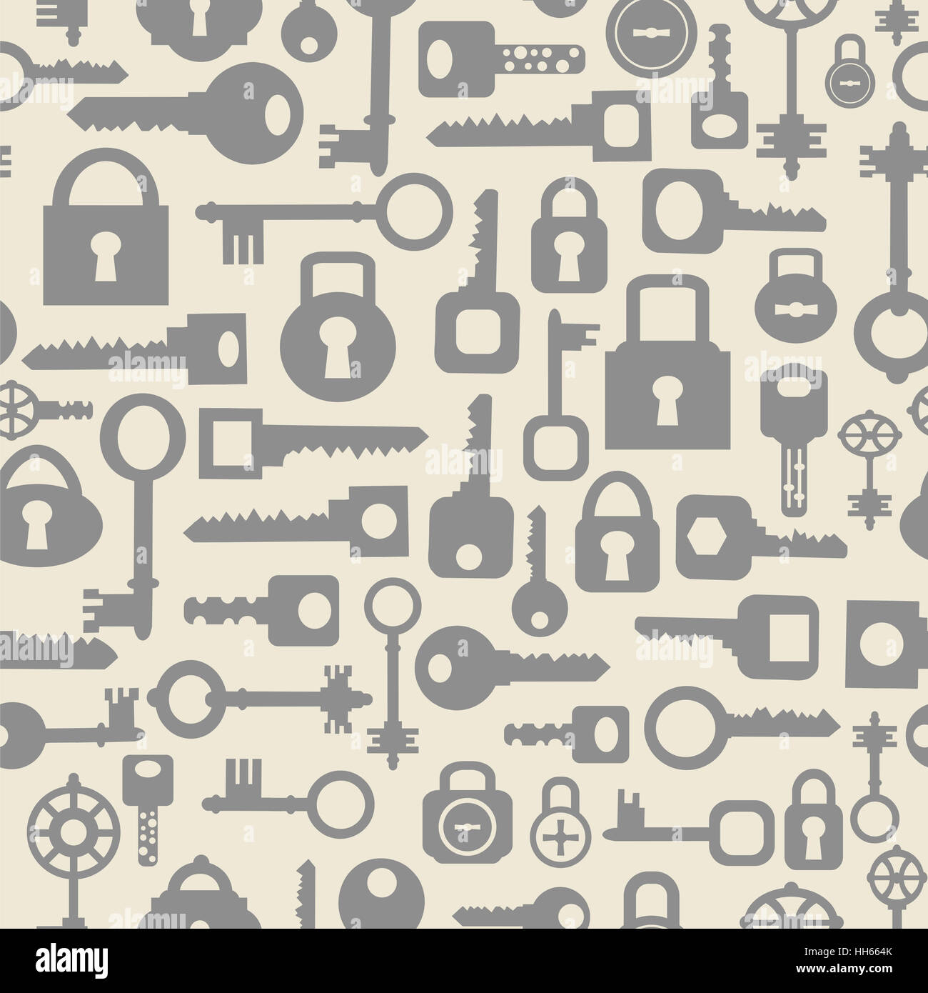 Background key seamless repeating seamless pattern in vintage retro ...