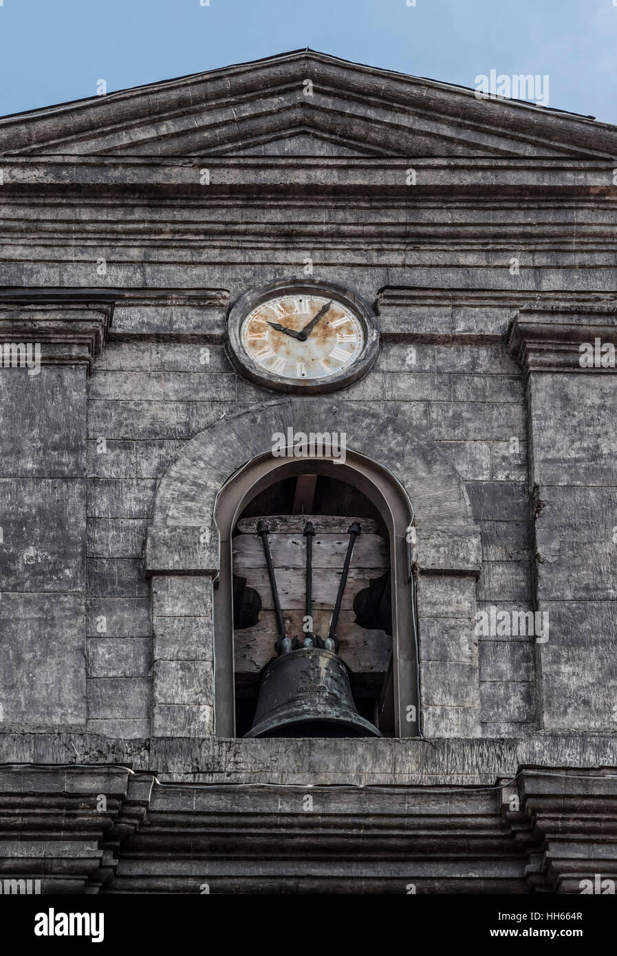 Clock Tower of San Augustin Church from Intramuros, Manila, Philippines ...