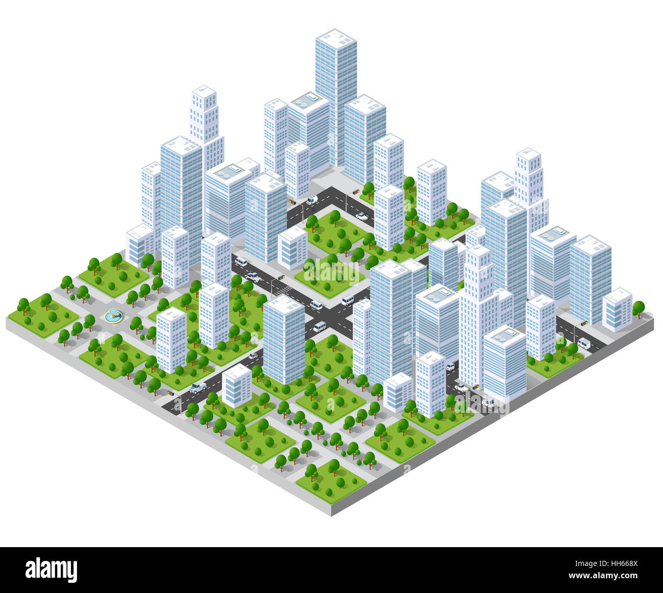 Isometric 3d City