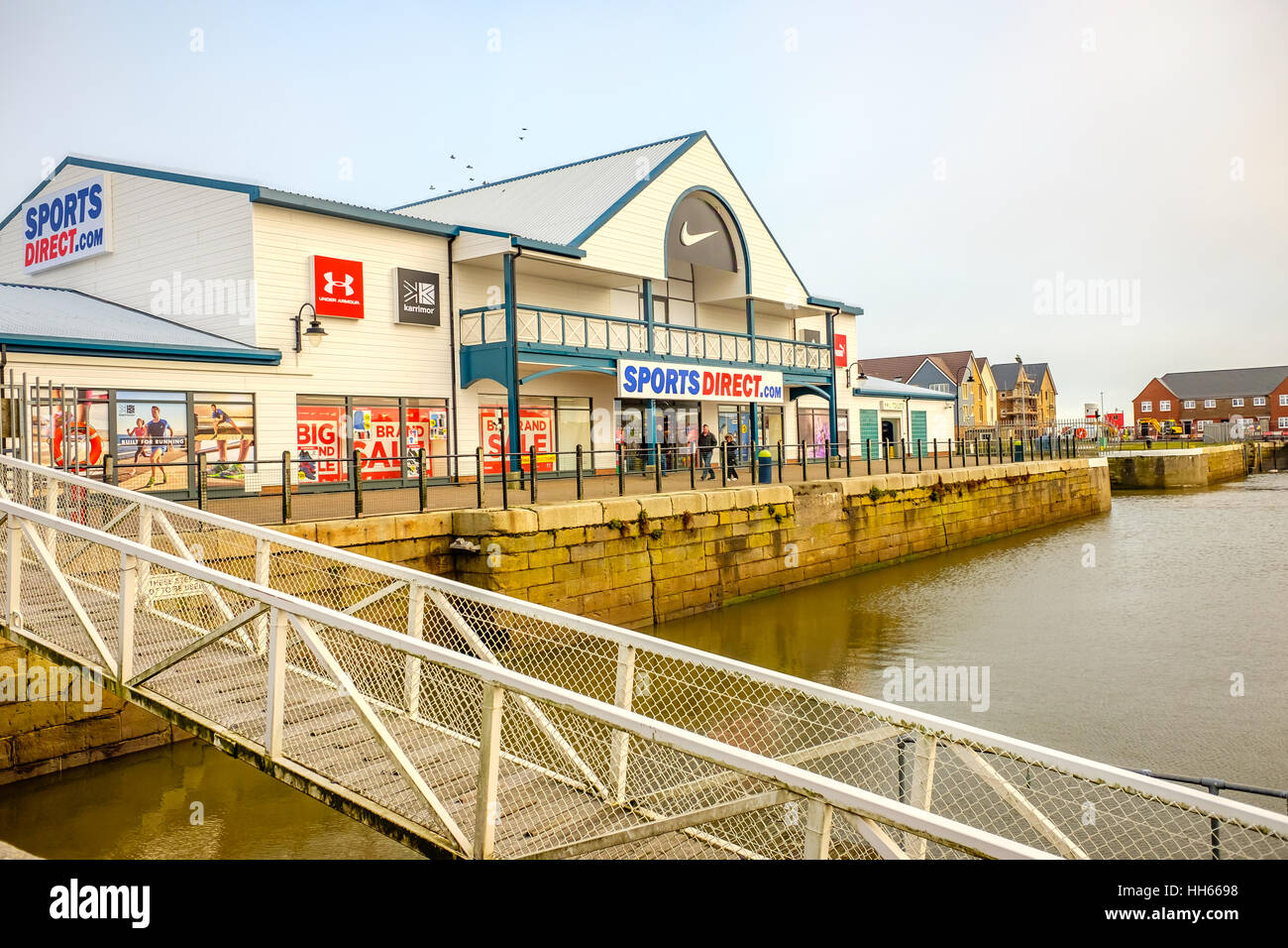 Freeport Shopping Outlet Fleetwood Stock Photo - Alamy