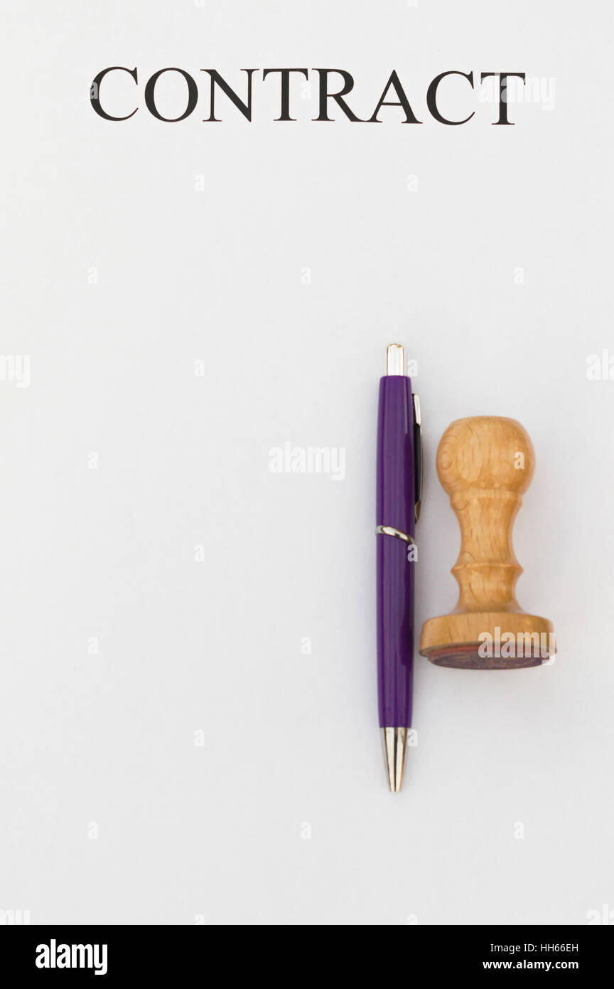 Notary contract stamp certificate hi-res stock photography and images ...