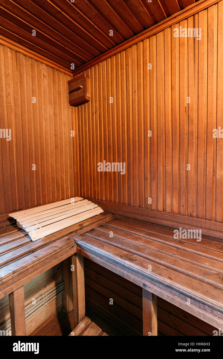 Interior of sauna hi-res stock photography and images - Alamy