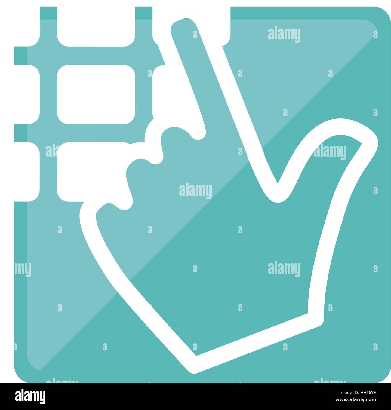 hadn typing safety pin or password icon image Stock Vector Image & Art ...