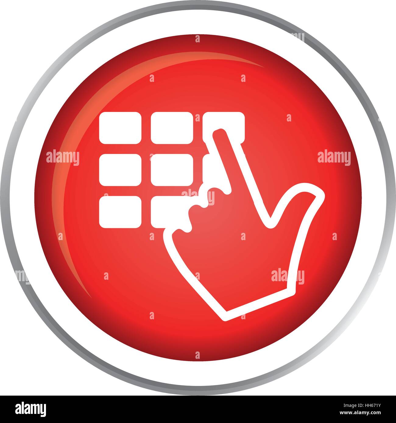 hadn typing safety pin or password icon image Stock Vector Image & Art ...