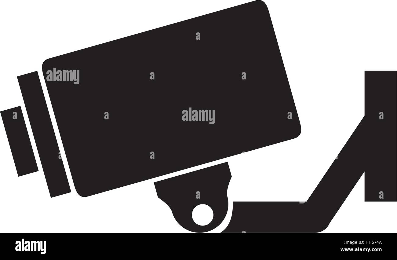 surveillance camera pictogram icon image Stock Vector Image & Art - Alamy