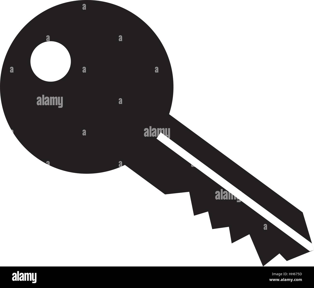 single key icon image Stock Vector Image & Art - Alamy