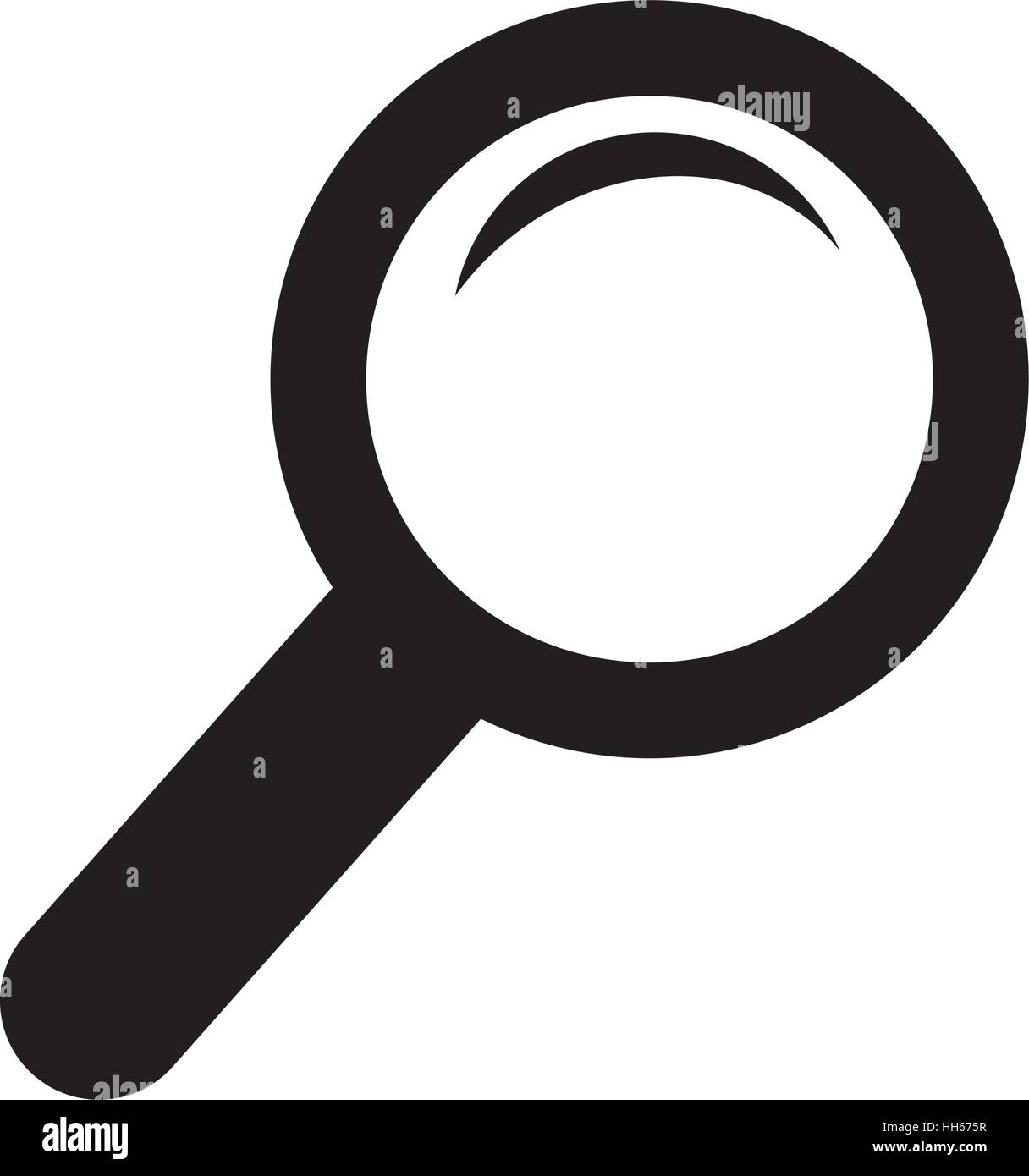 magnifying glass icon image Stock Vector Image & Art - Alamy