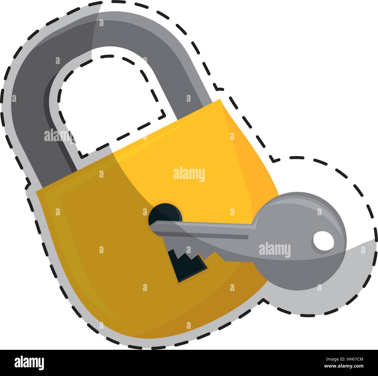 safety lock icon image Stock Vector Image & Art - Alamy