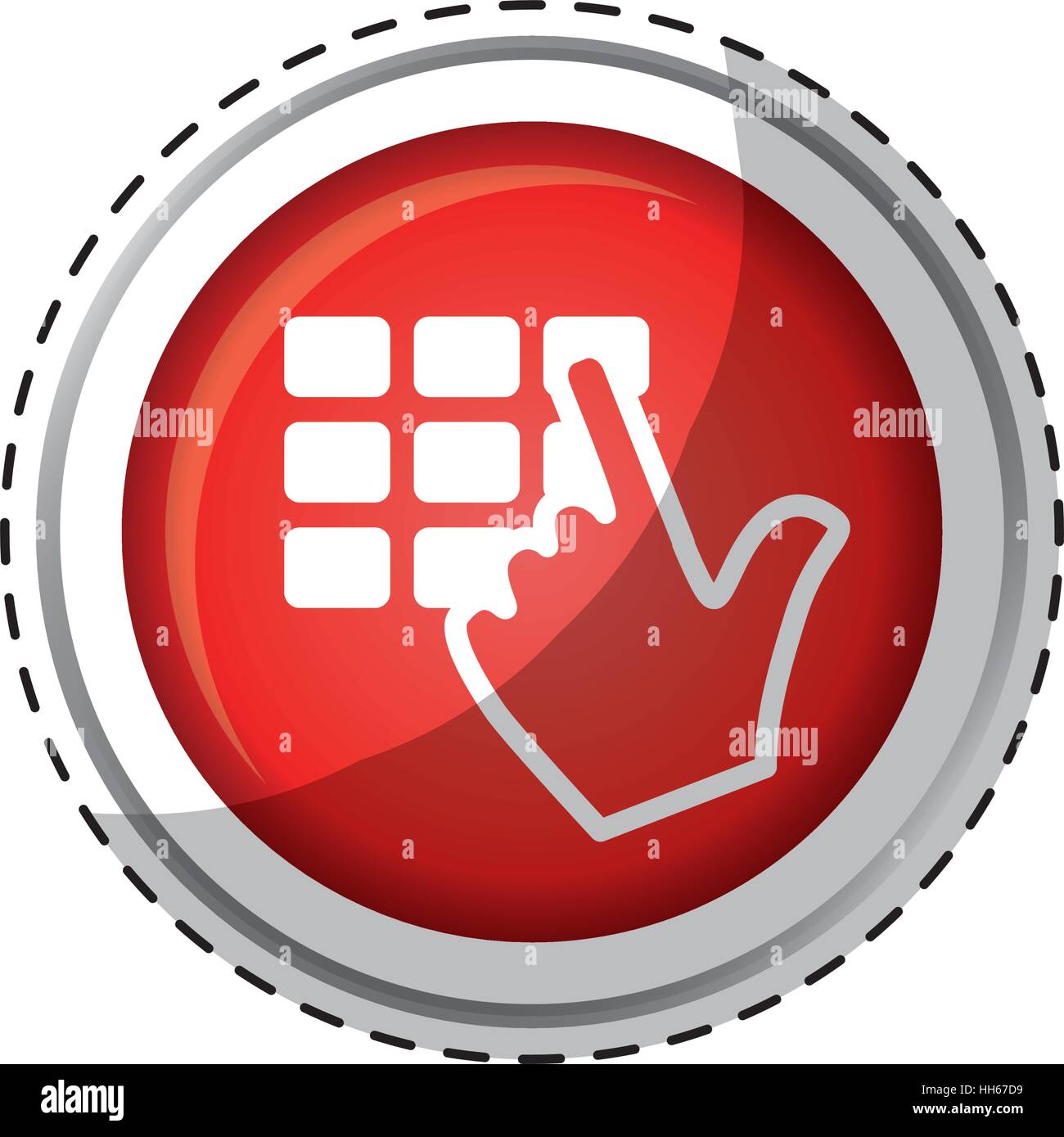 hadn typing safety pin or password icon image Stock Vector Image & Art ...