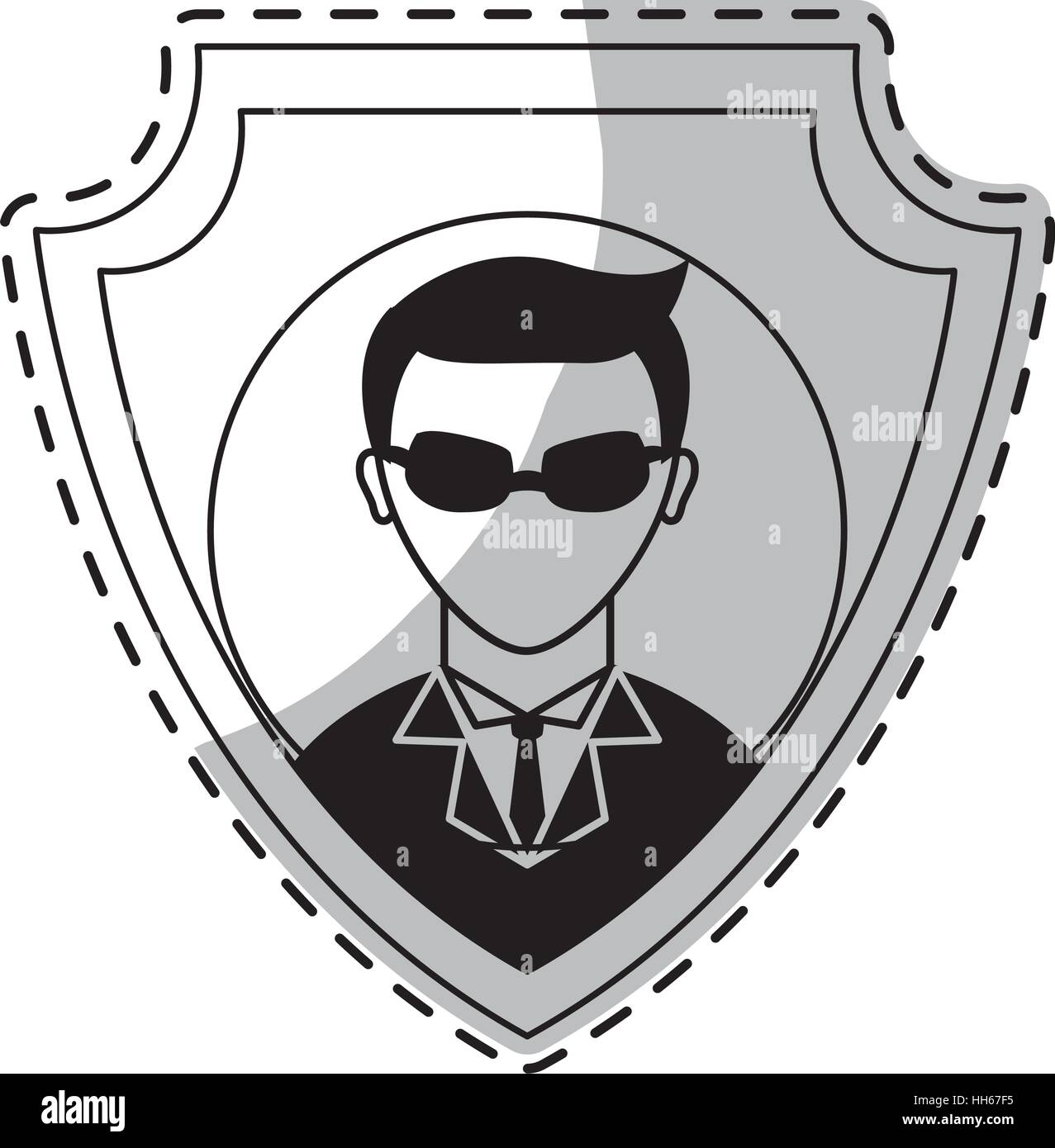 Hacker computer avatar character hi-res stock photography and images - Alamy