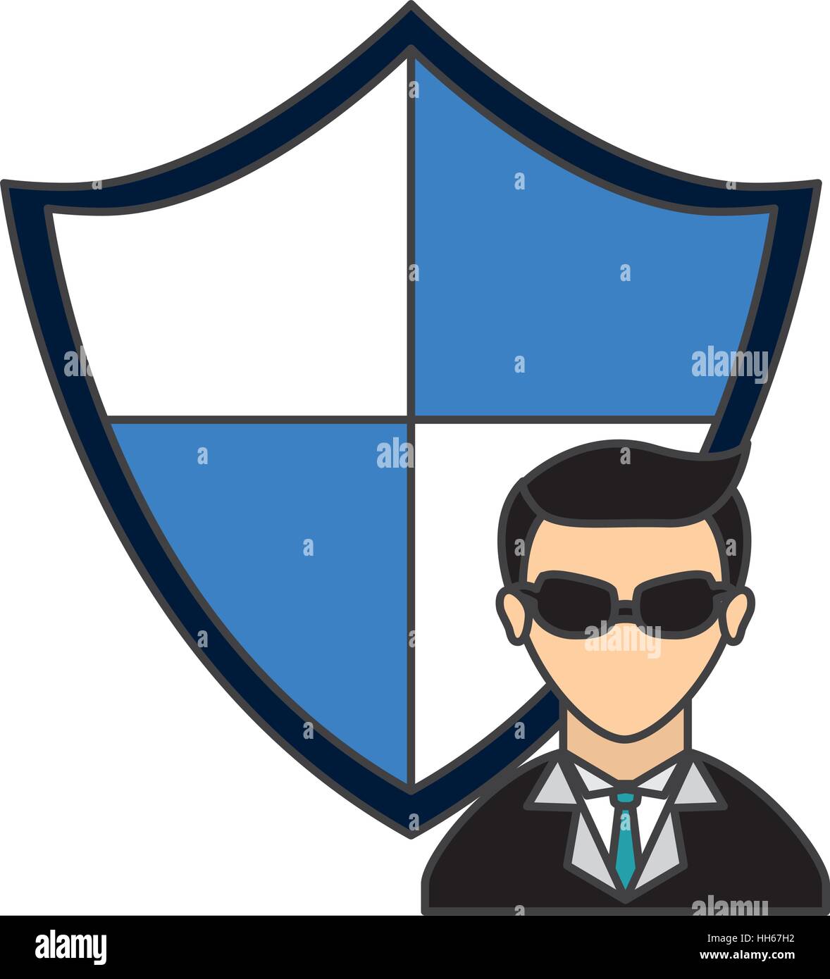 Hacker computer avatar character hi-res stock photography and images ...