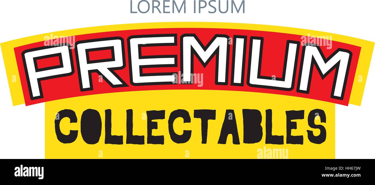 Premium Collectables Logo Design. EPS 10 supported Stock Vector Image ...
