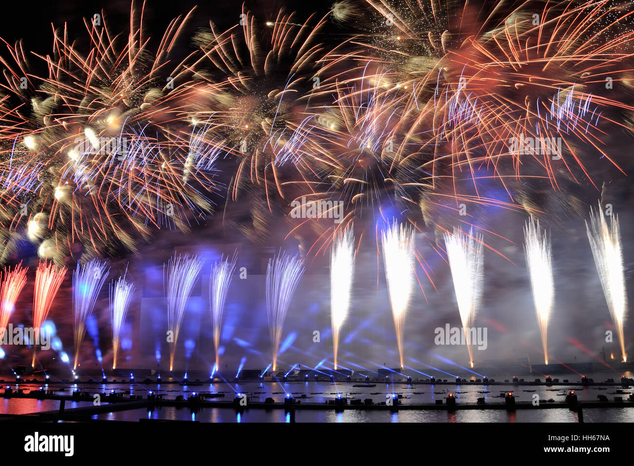 Fireworks festival in moscow hi-res stock photography and images - Alamy