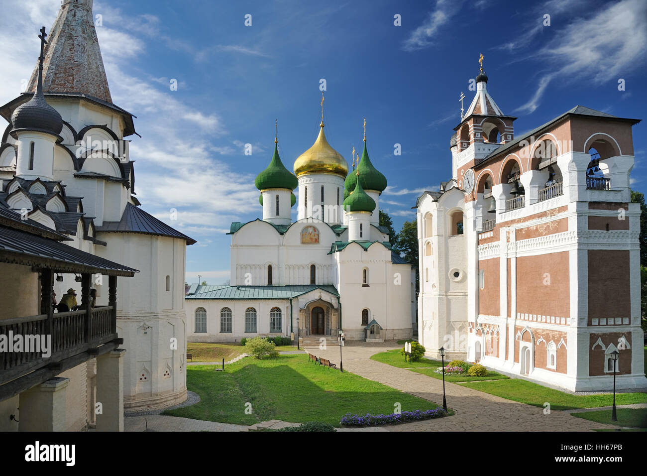 Overlooking Architectural Ensemble of St. Euthymius Monastery under ...