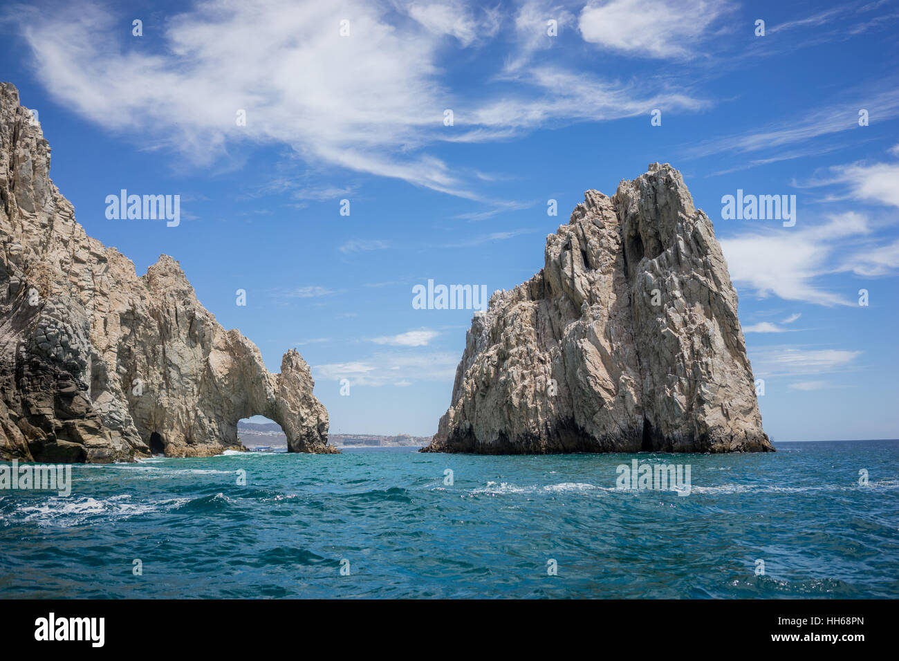 Rock Formations around the Arch in Cabo San Lucas, Mexico Stock Photo ...