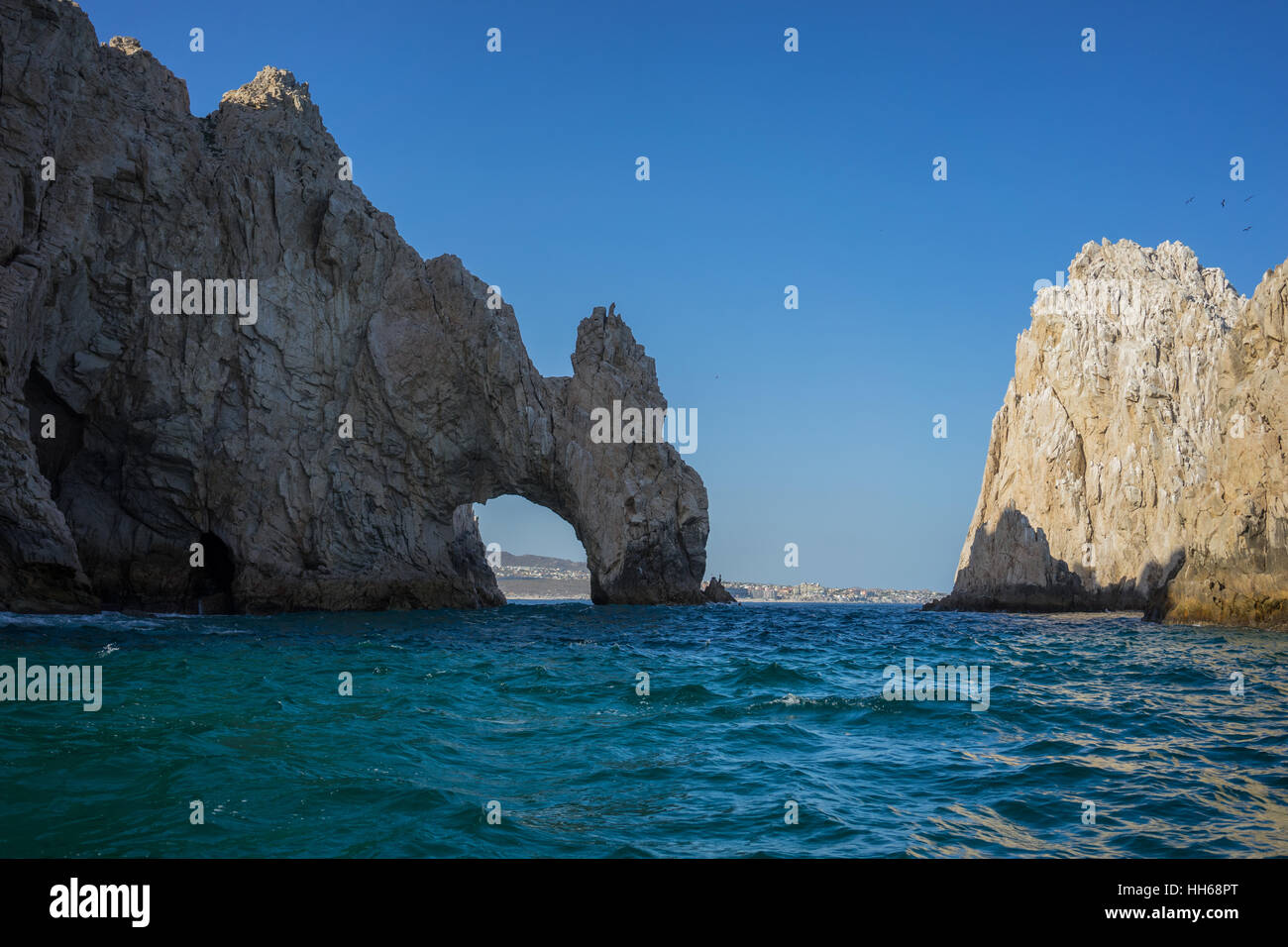 Rock Formations around the Arch in Cabo San Lucas, Mexico Stock Photo ...