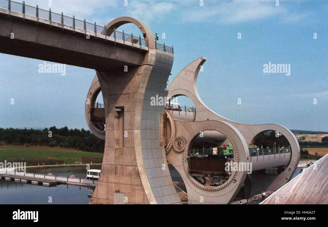The Falkirk Wheel Stock Photo - Alamy