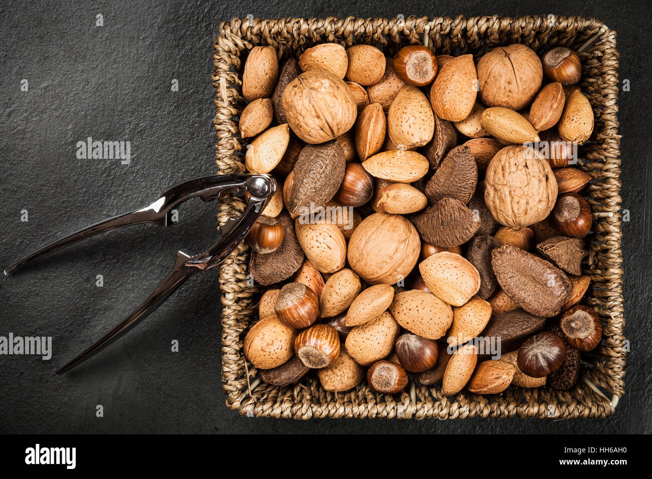 Assortment of nuts Stock Photo - Alamy