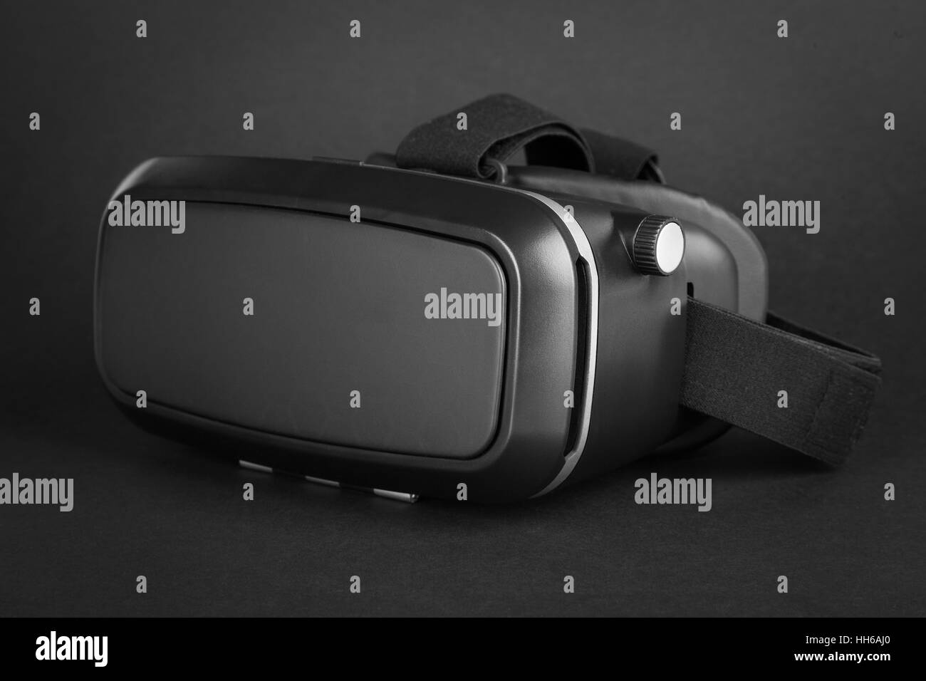 Virtual black reality glasses Black and White Stock Photos & Images - Alamy
