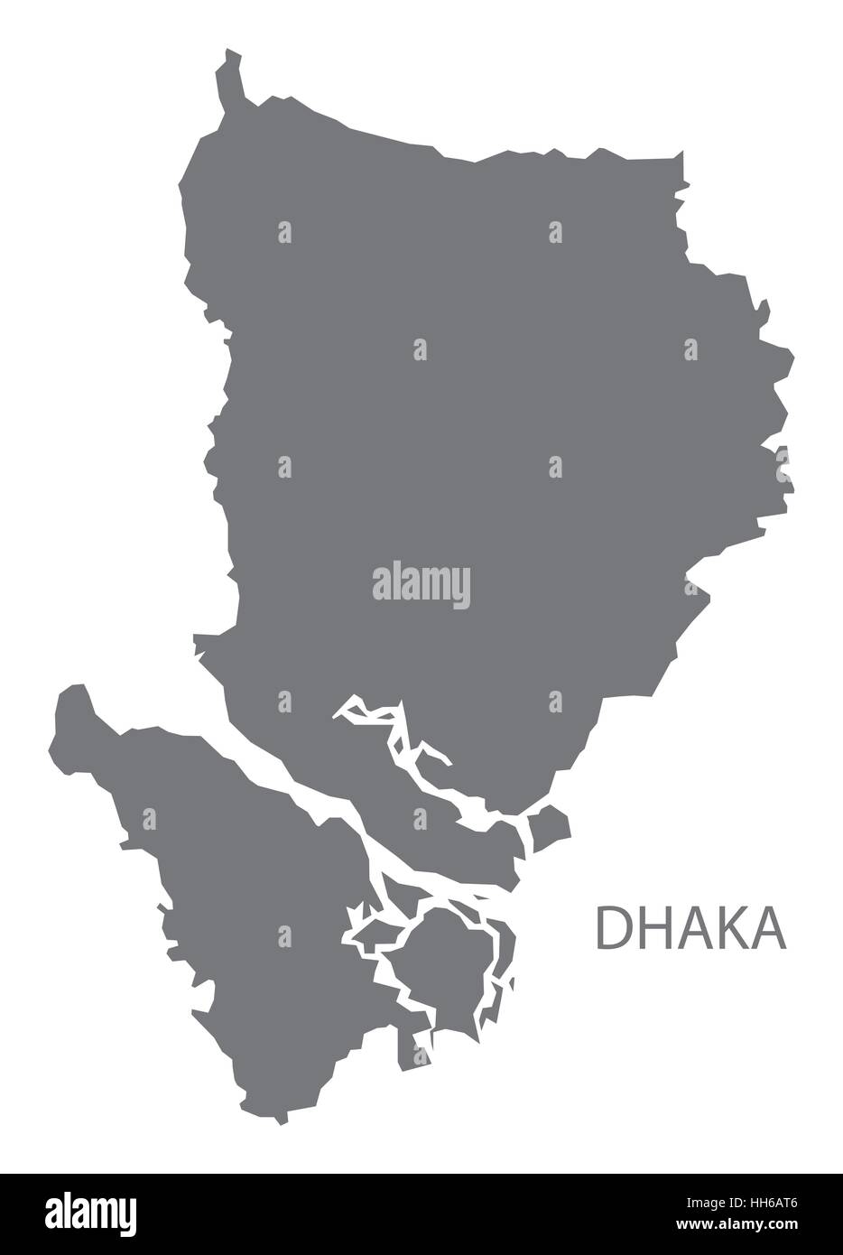 Administrative divisions of bangladesh map hi-res stock photography and ...