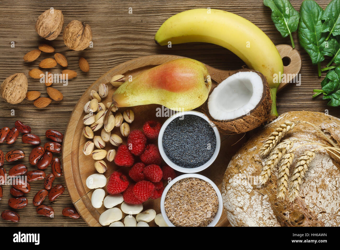 Fiber rich foods hi-res stock photography and images - Alamy